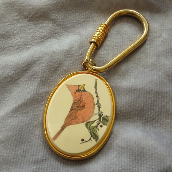 Barlow | Other | Vintage Barlow Cardinal Bird Keychain | Poshmark